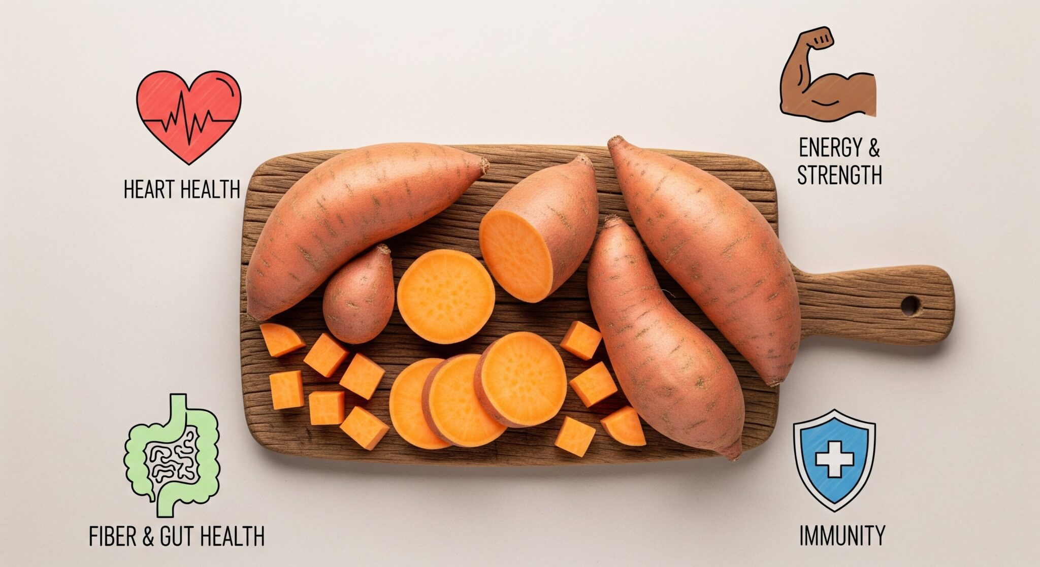 Sweet Potatoes Benefits: The Fibre-Rich Superfood Your Body Will Thank You For